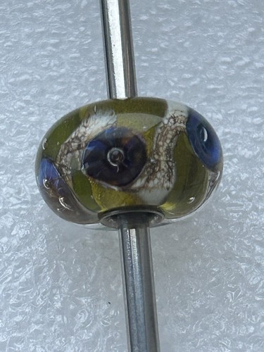 RACHEL BANJO BEADS Lampwork Bead.Fits Trollbeads.. 17mm x 10mm | eBay UK