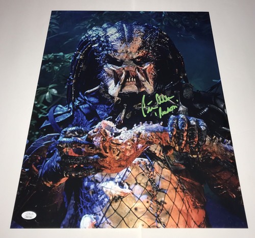 PETER CULLEN Signed THE PREDATOR Metallic 16x20 Photo Autograph JSA COA ...