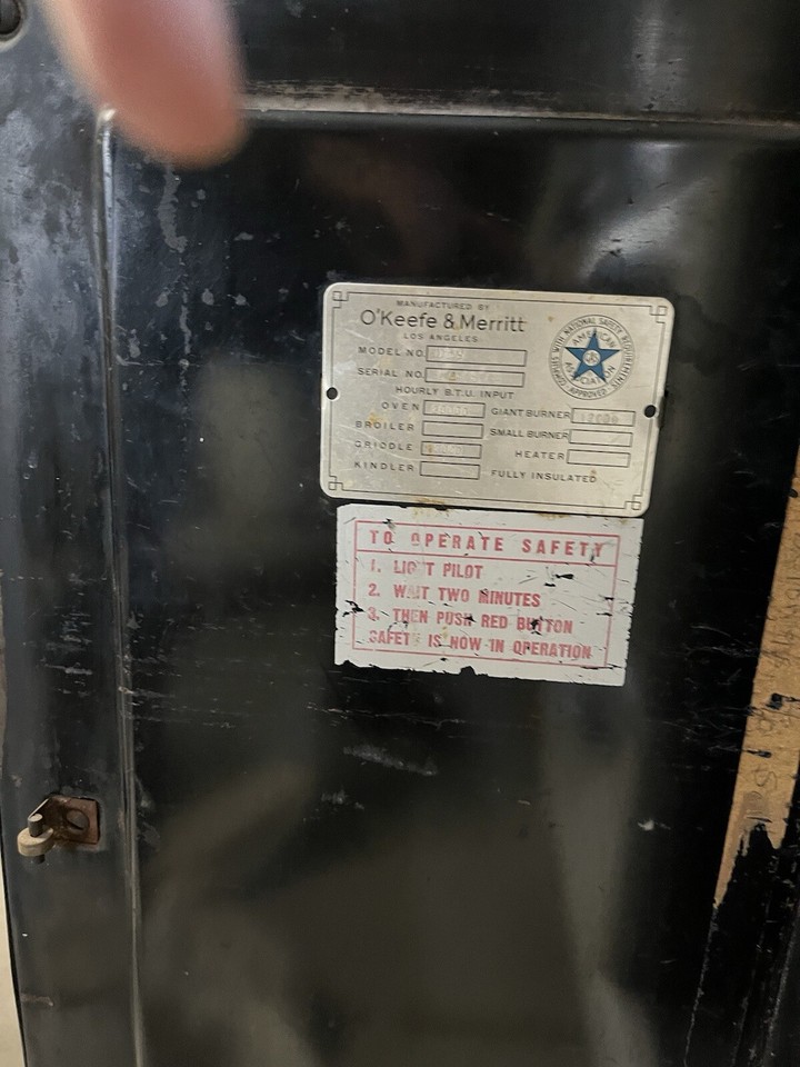 Antique Okeefe and Merritt Stove | eBay