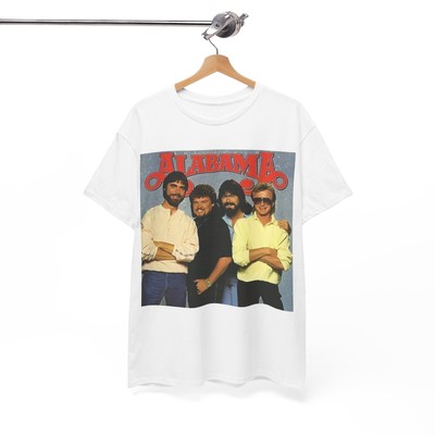 Alabama Band Tshirt Retro Country Merch Unisex Heavy Cotton Tee | eBay
