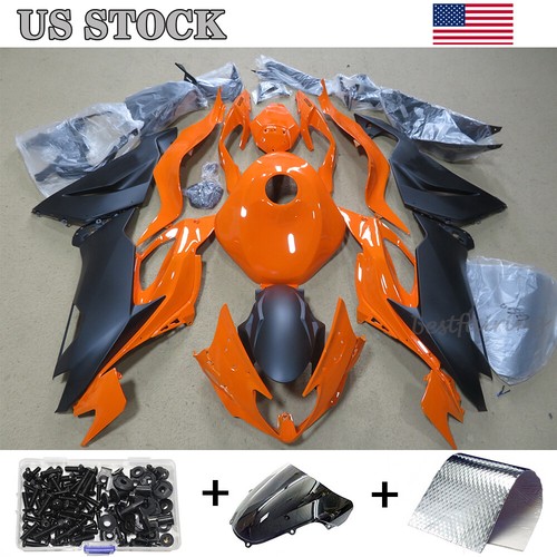 Fairing Kit w/Tank Cover +Bolts For Kawasaki Ninja ZX6R 19-2023 636 ...