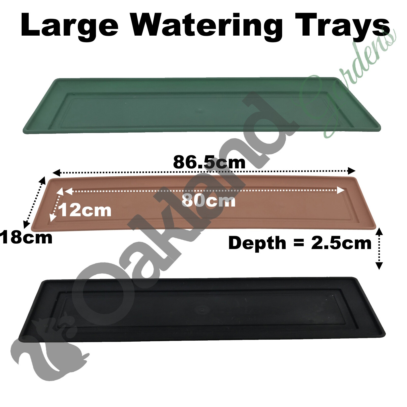 Large Watering Tray Windowsill Plant Pot Planter Saucer Water Drip Base ...