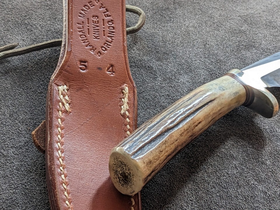 Rare Stag Randall Made Knife 5-4, Amazing Unused Condition with Org ...