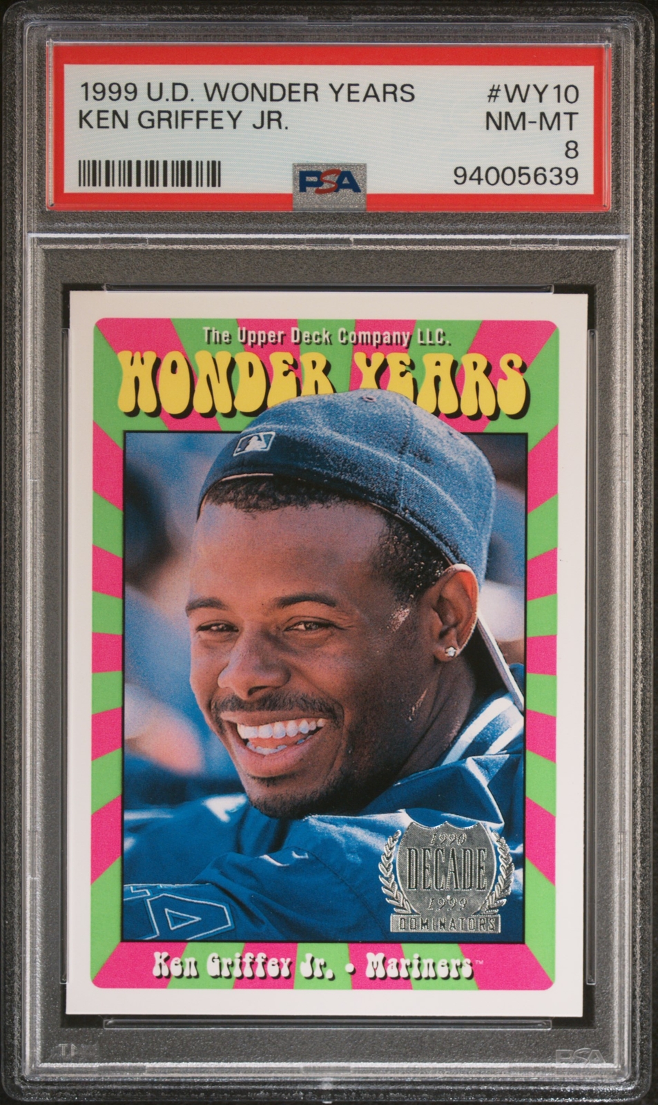 1999 UD WONDER YEARS #WY10 KEN GRIFFEY JR. PSA 8 | eBay