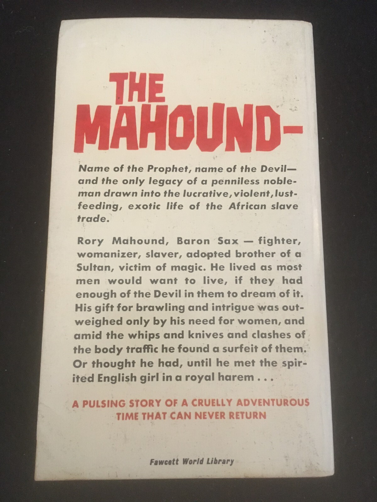 THE MAHOUND by Lance Horner, Fawcett Paperback | eBay