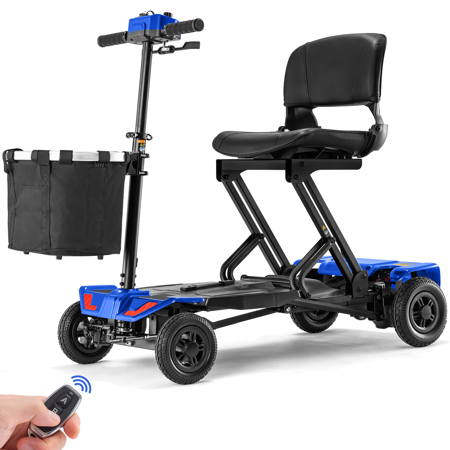 4 Wheel Folding Mobility Scooter Power Wheel Chairs Electric Device ...