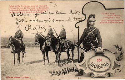 CPA Militaire, Salut, noble drapeau de mon fier regiment (278162) | eBay