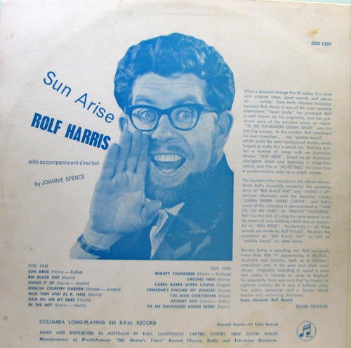 ROLF HARRIS Sun Arise LP SirH70 | eBay UK