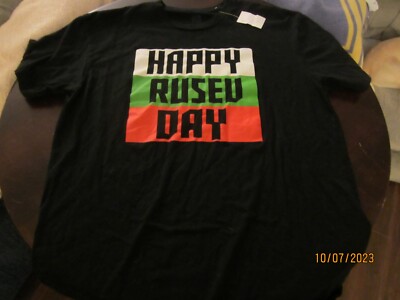 Rusev Vintage WWE T-Shirt - Black - Large - "Happy Rusev Day" | eBay