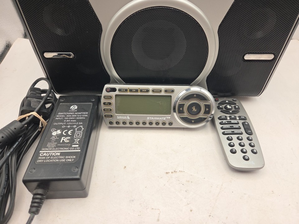Sirius XM Starmate R Satellite Radio Receiver With ST-B2 Boombox W ...