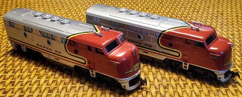 TWO MODEL POWER SANTA FE HO TRAIN ENGINES-PRE OWNED-ONE DUMMY/ONE ...