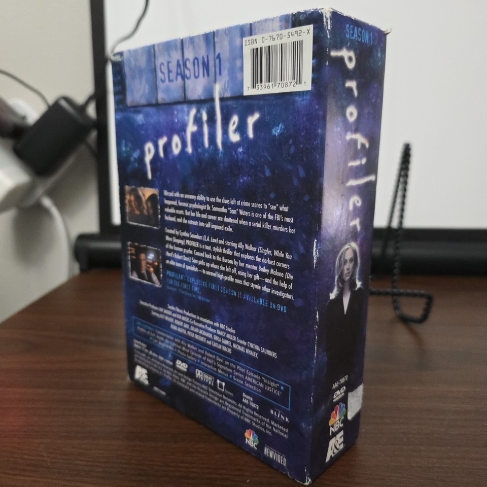 Profiler DVD 2003 Season 1 Ally Walker Robert Davi NBC Drama ...