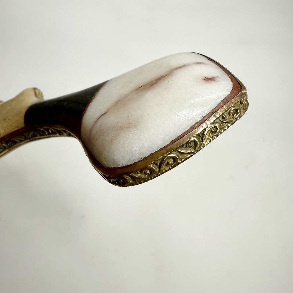 VTG Handmade Khanjar Islamic Moroccan Arabic Brass /Marble Dagger ...