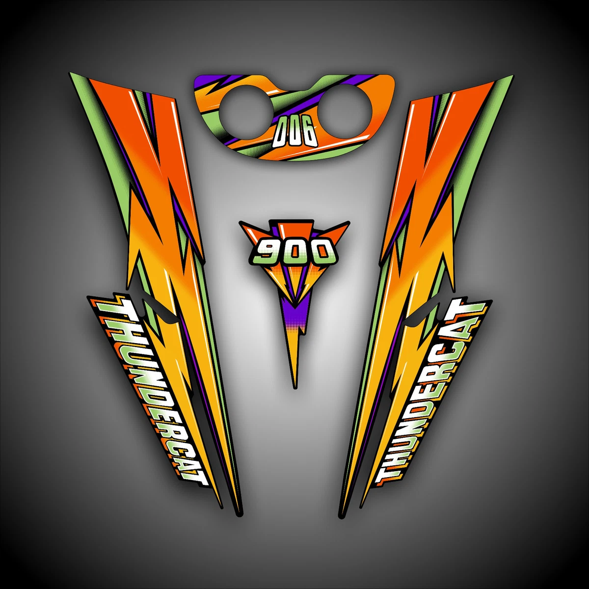 Arctic Cat Hood Decals