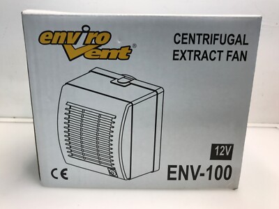 Envirovent Extractor Fan Centrifugal 12V Satndard 100-S 100mm (147 ...