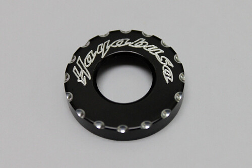 Hayabusa Black Scallop Engraved Tail Lock Cap Latch Key Cover (021010 ...