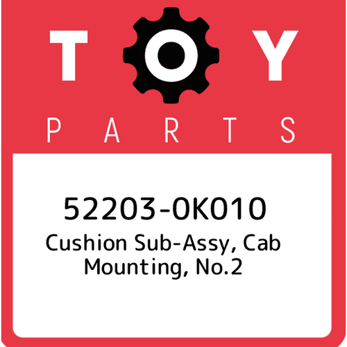 52203-0K010 Toyota Cushion sub-assy, cab mounting, no.2 522030K010, New ...