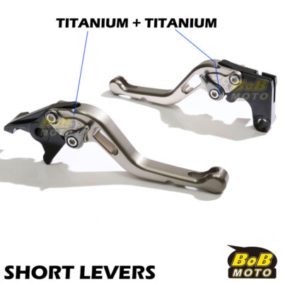 For Honda VTR 250 06-12 08 09 10 11 Titanium CNC Clutch Brake Levers ...