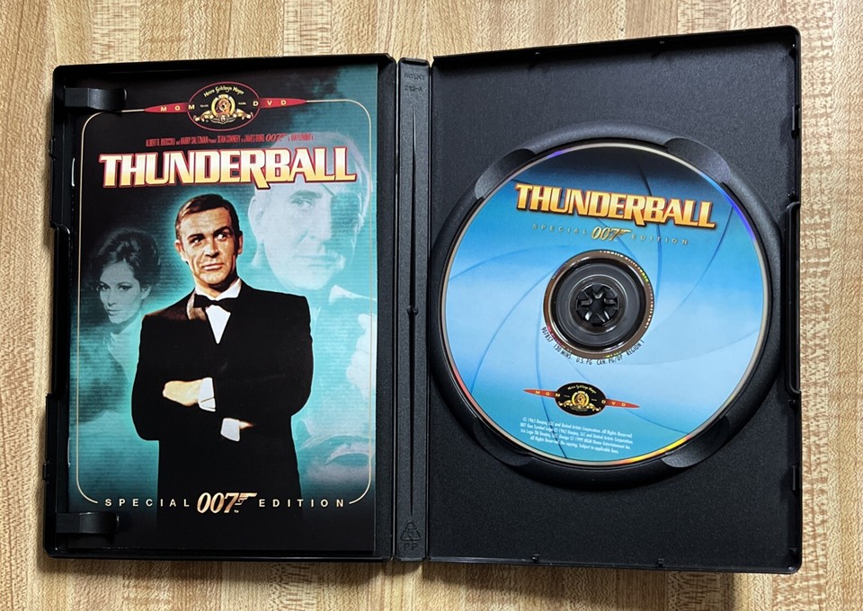 Thunderball DVD MGM SEAN CONNERY 27616785725| eBay