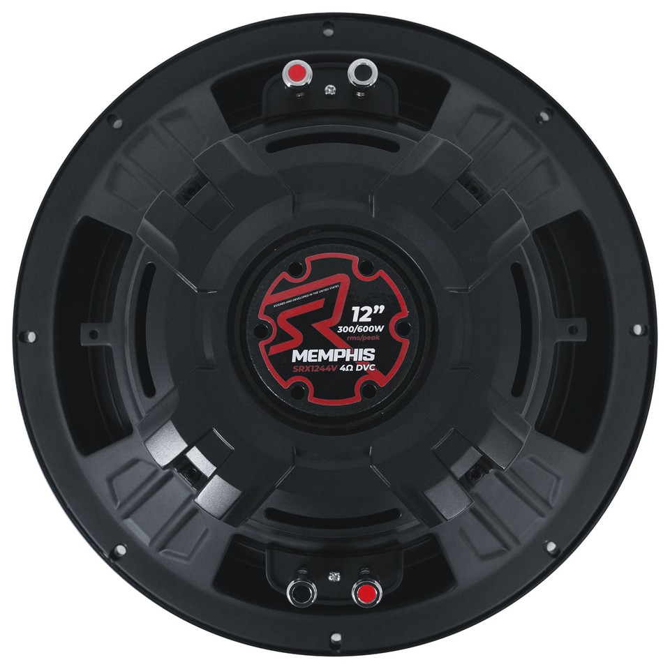 (2) Memphis Audio SRX1244V 12" 300w RMS Car Subwoofers+Sealed Sub Box Enclosure | eBay