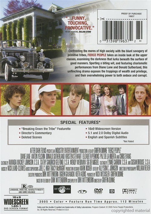 Fierce People (DVD, 2008) Chris Evans, Kristen Stewart, Elizabeth ...