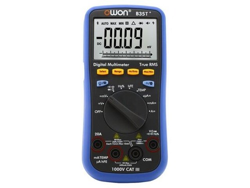 B35T+ Desktop Multimeter Bluetooth LCD 3 5/6 Digits 3x/s True RMS OWON ...