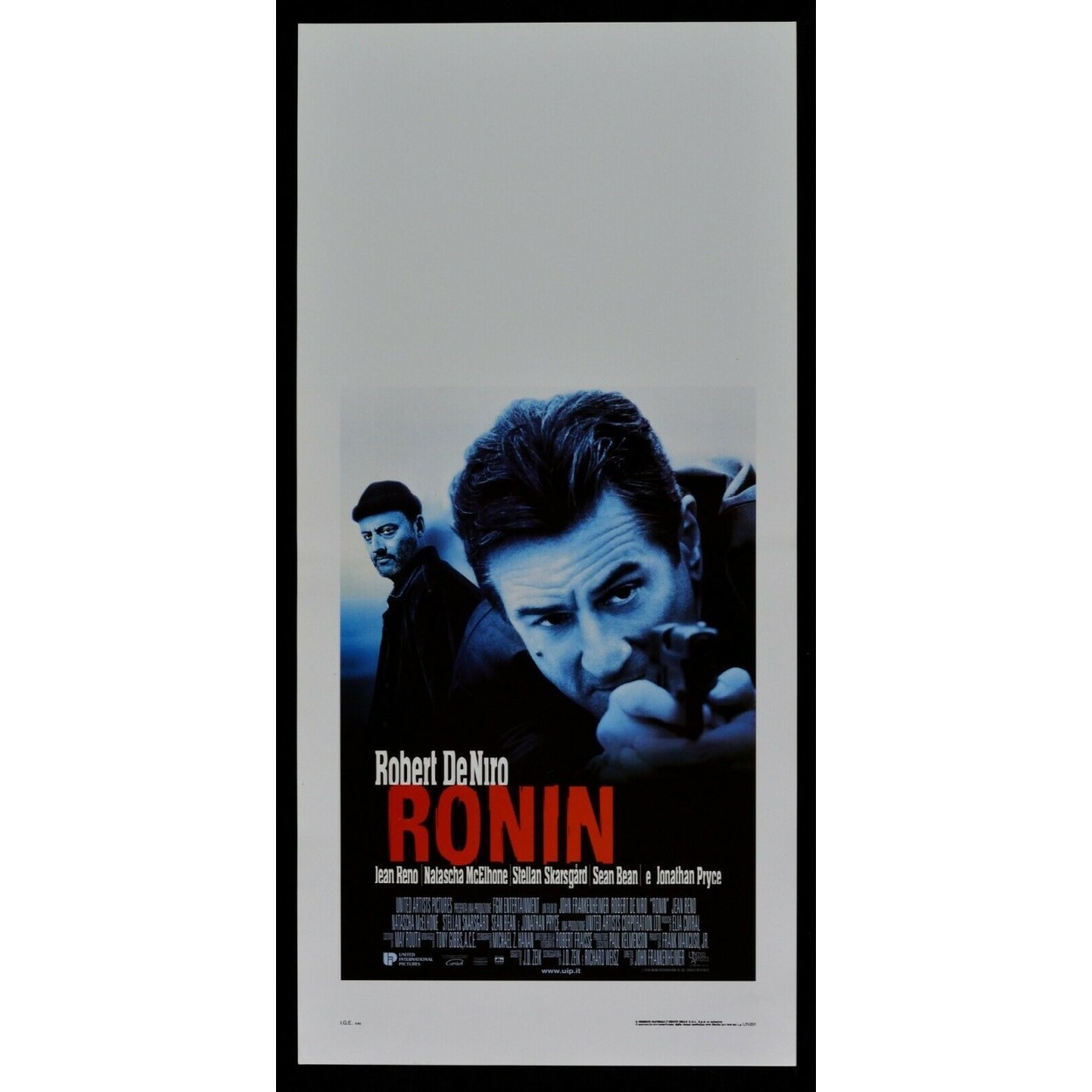 Ronin Poster Robert De Niro Jean Reno Jonathan Pryce Sean Bean Skars ...