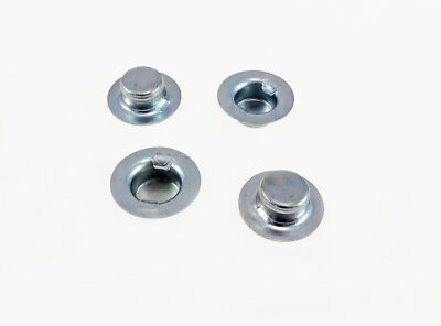4 Pack 1/2 Push-on Cap Nuts - Axle Caps - Wheel Retainers - 836145 | eBay