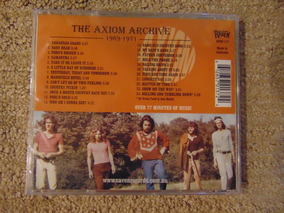 The Axiom Archive 1969-1971 by Axiom (CD, Oct-2004, Raven) 612657013724 ...