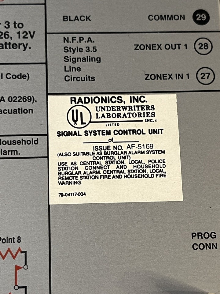 RADIONICS D7212 DIGITAL ALARM COMMUNICATOR TRANSMITTER - Tested Working ...