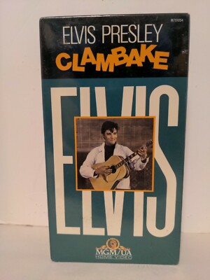 Clambake - Elvis Presley, Shelley Fabares - (VHS 1967) Factory Sealed ...