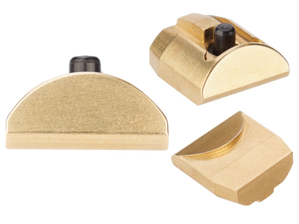 NDZ Brass Glock Gen 4/5 17 19 22 23 34 45 Weighted Grip Insert Slug ...