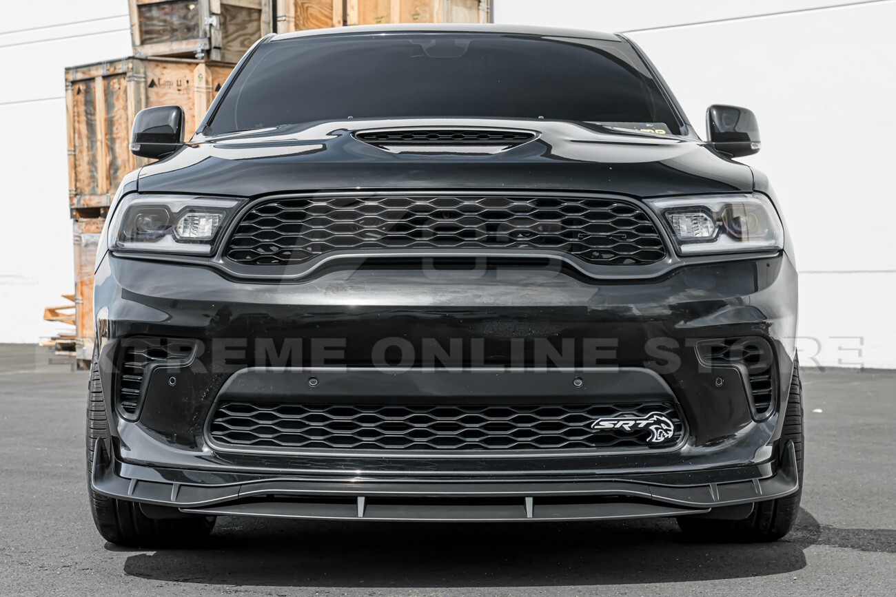 For 21-Up Dodge Durango SRT Hellcat Performance Track Front Bumper Lip ...