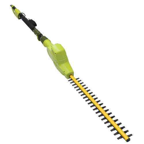 21-Inch 4 Amp Electric Telescoping Pole Hedge Trimmer Edger Adjustable ...