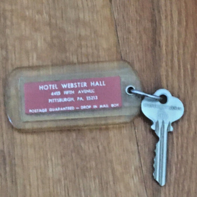 VTG Hotel Webster Hall Room Key | Pittsburgh PA | Room 417 | Good Used ...