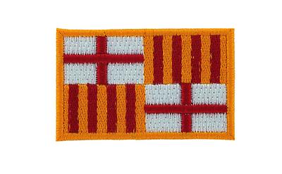 Flag patch patches backpack iron on barcelona spain city catalunya ...