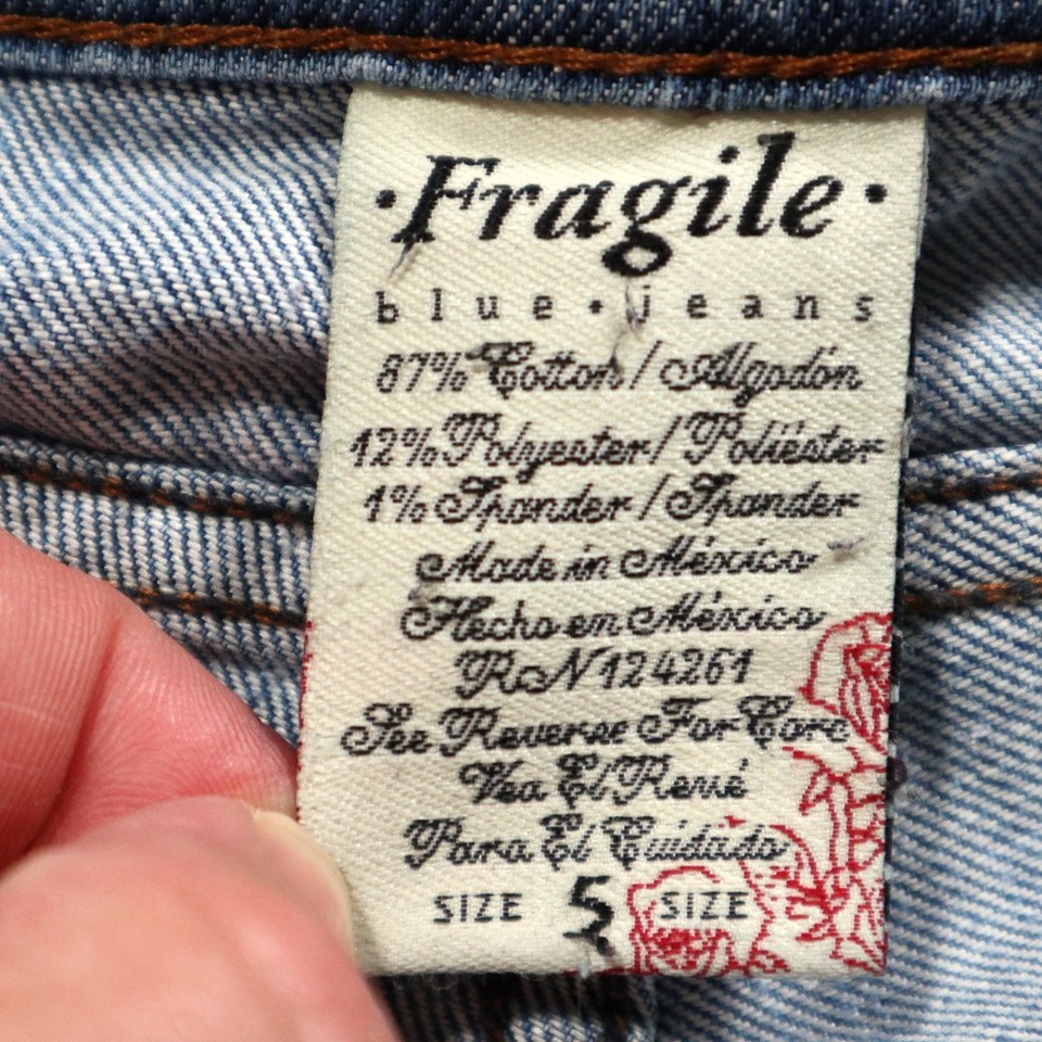 FRAGILE women’s blue jeans, s 5, tapered legs, medium wash, 30x30 | eBay