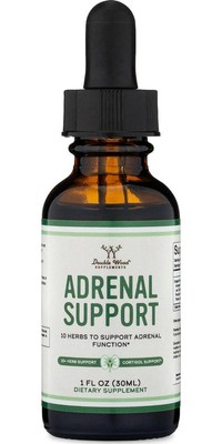 Adrenal Support Supplements (Liquid Drops) - 10 Organic Adaptogens for ...