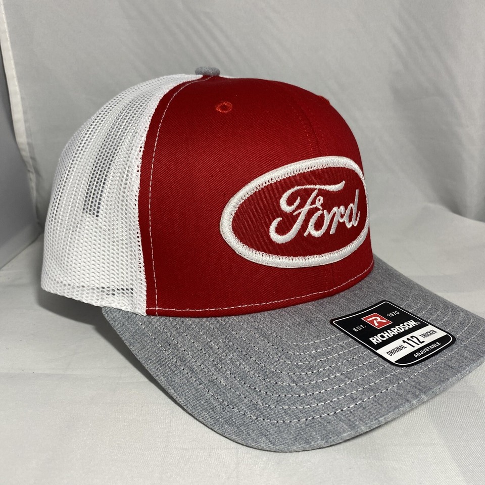 Ford Hat, Ford Vintage Trucker Hat, Ford Logo Patch on Mid-Crown ...