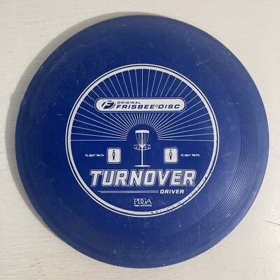 Wham-O Frisbee Disc Golf Turnover Driver 176 Grams Used Blue PDGA | eBay