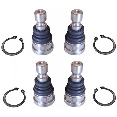 4 OE Style Upper Lower Front Ball Joints for Polaris Ranger 800 4x4 6x6 ...