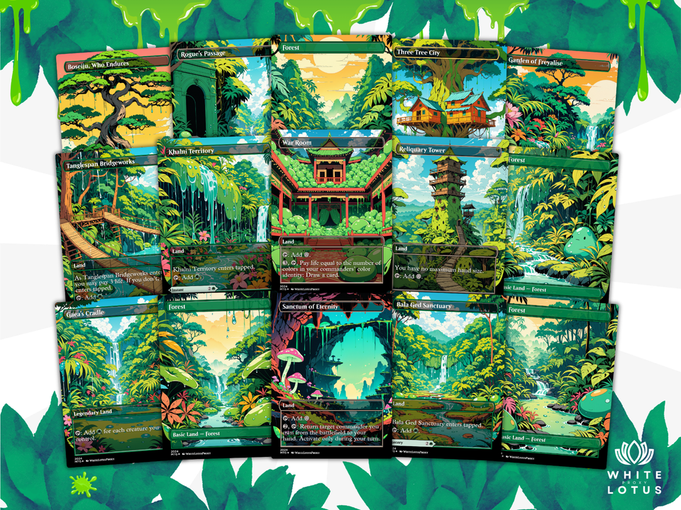 Ooze Tribal Commander Deck MTG EDH Slime Storm Anime Style Waifu Proxy ...