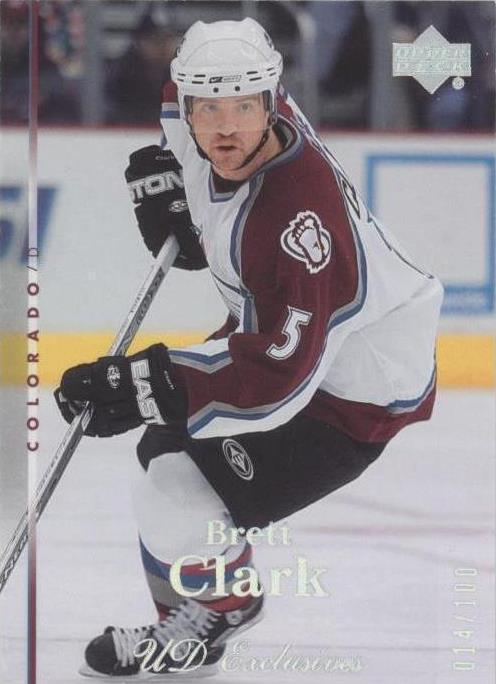 2007-08 Upper Deck - Brett Clark #55 UD Exclusives /100 for sale online ...
