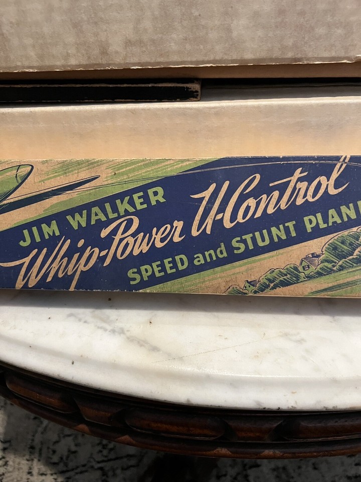 Jim Walker “ Whip Power U- Control model airplane. | eBay