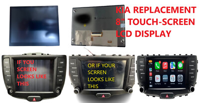 22 23 KIA SOUL REPLACEMENT 8" TOUCH-SCREEN LCD DISPLAY FOR OEM RADIO | eBay