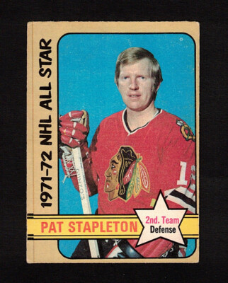 1972-73 PAT STAPLETON AS #249 OPC ** SCARCE Hi # Blackhawks Star NHL ...
