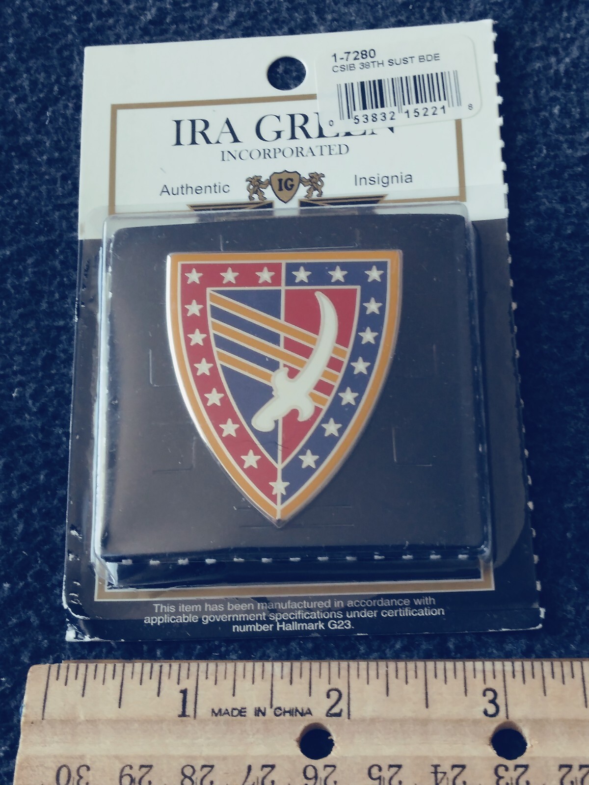 LARGE - 2 INCH - CSIB 38th SUSTAINMENT BRIGADE PIN - NEW | eBay