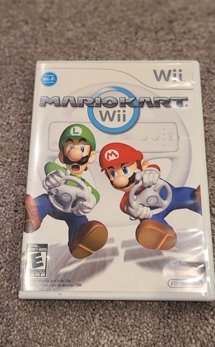 video game Wii Mario Kart Nintendo disc manual Case Complete | eBay