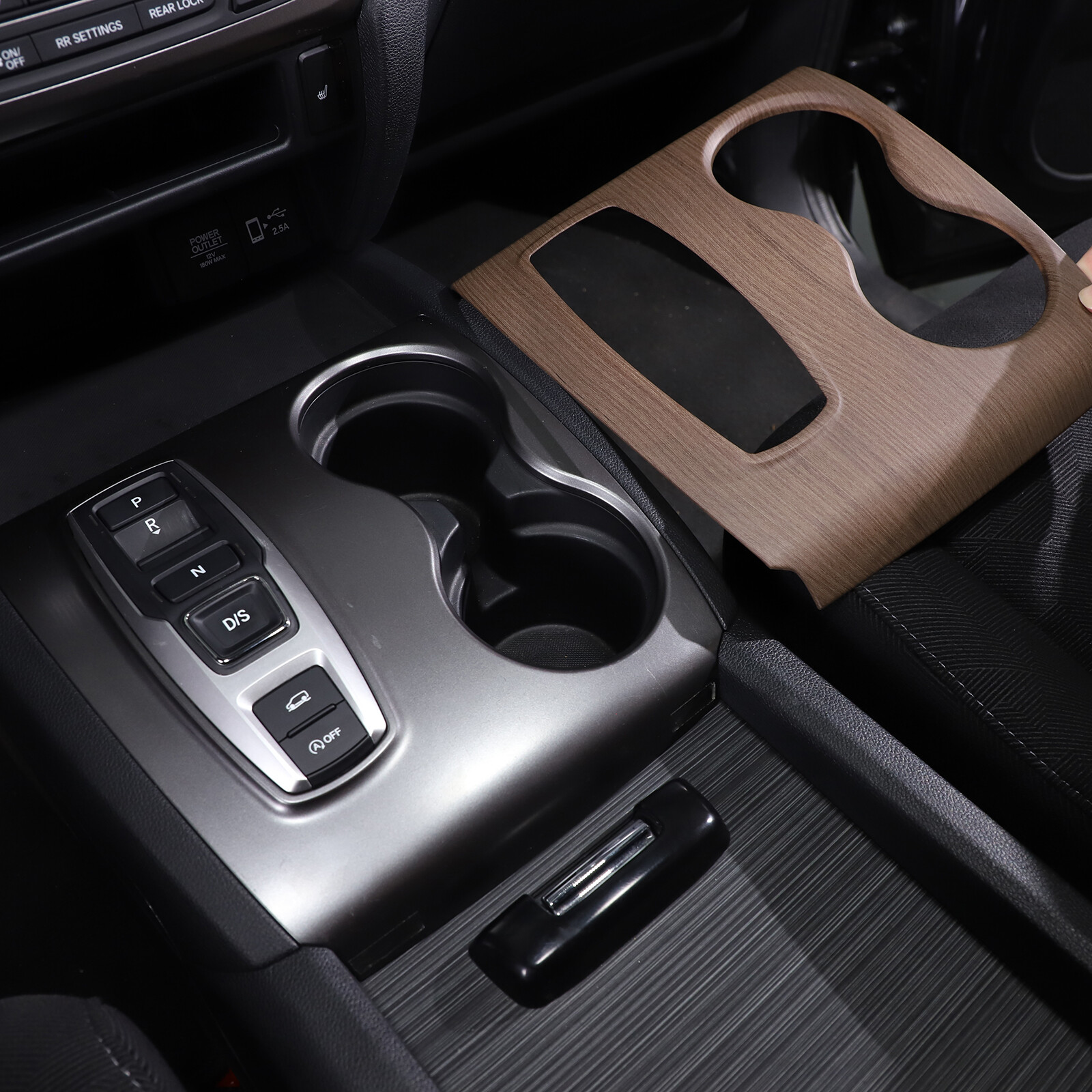 Pear Wood Grain Gear Shift button Panel Trim Cover Fits Honda Passport ...