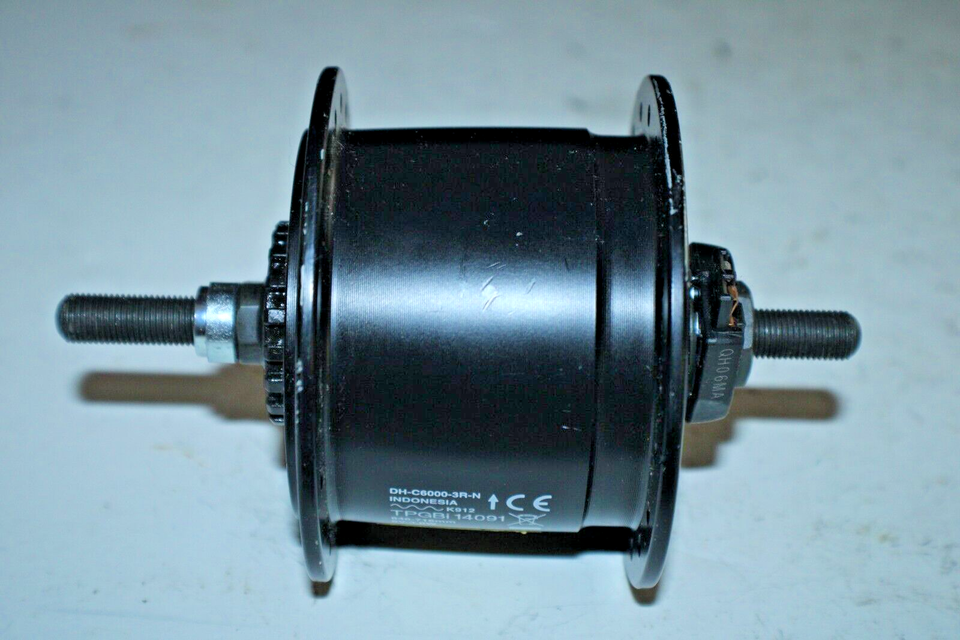 Shimano Nexus Dynamo Hub Front Bike Hub DH-C6000-3R-N 36H Roller Brake ...